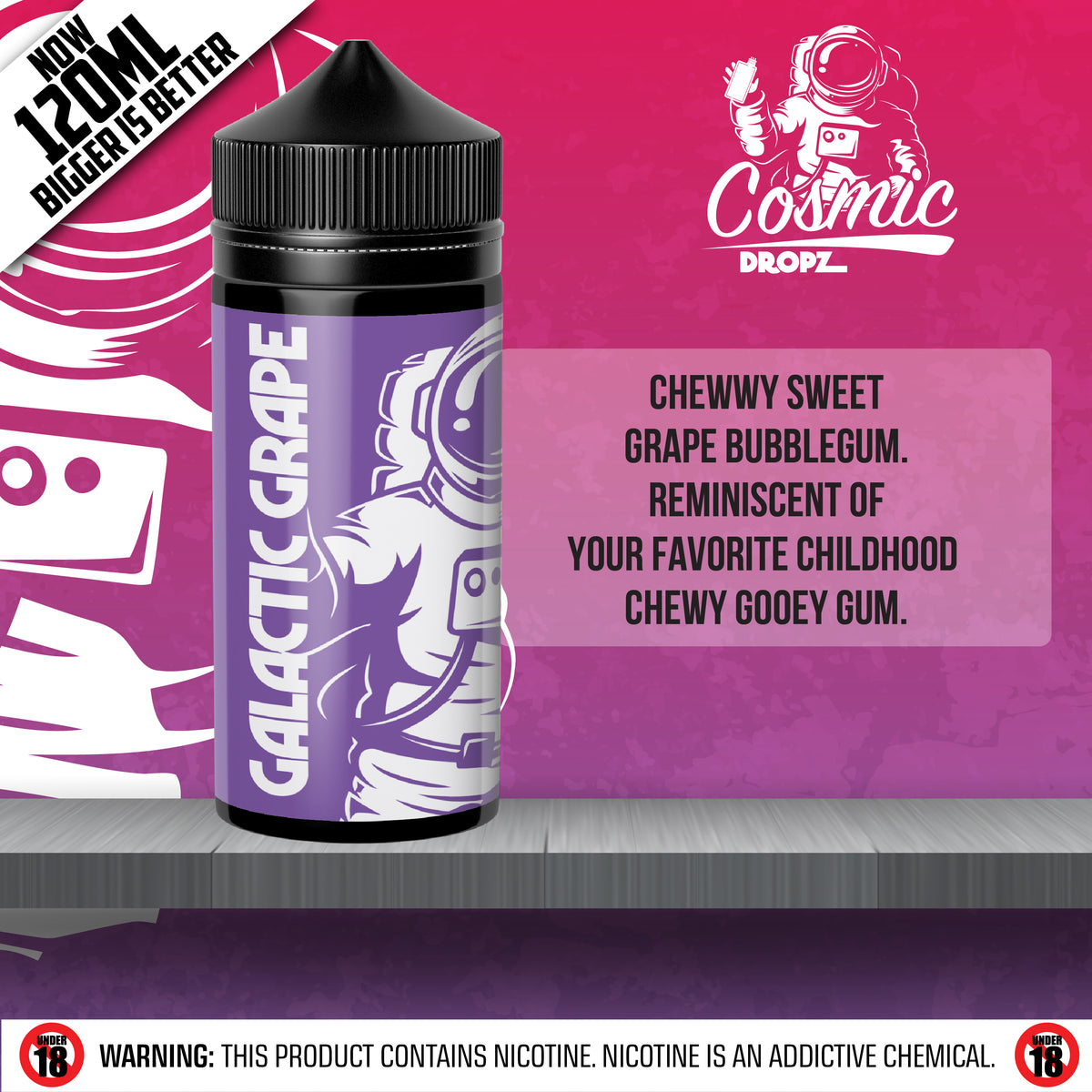 Cosmic Dropz Galactic Grape – Capital Vapes Randburg